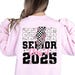 Retro Senior Class of 2025 Sweatshirt, High School College Senior 2025 ...