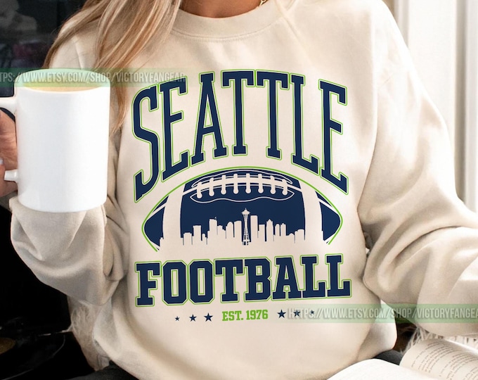 Flannel + Seattle Seahawks Sweatshirt Rework - Flannel Sleeve Pullover ...