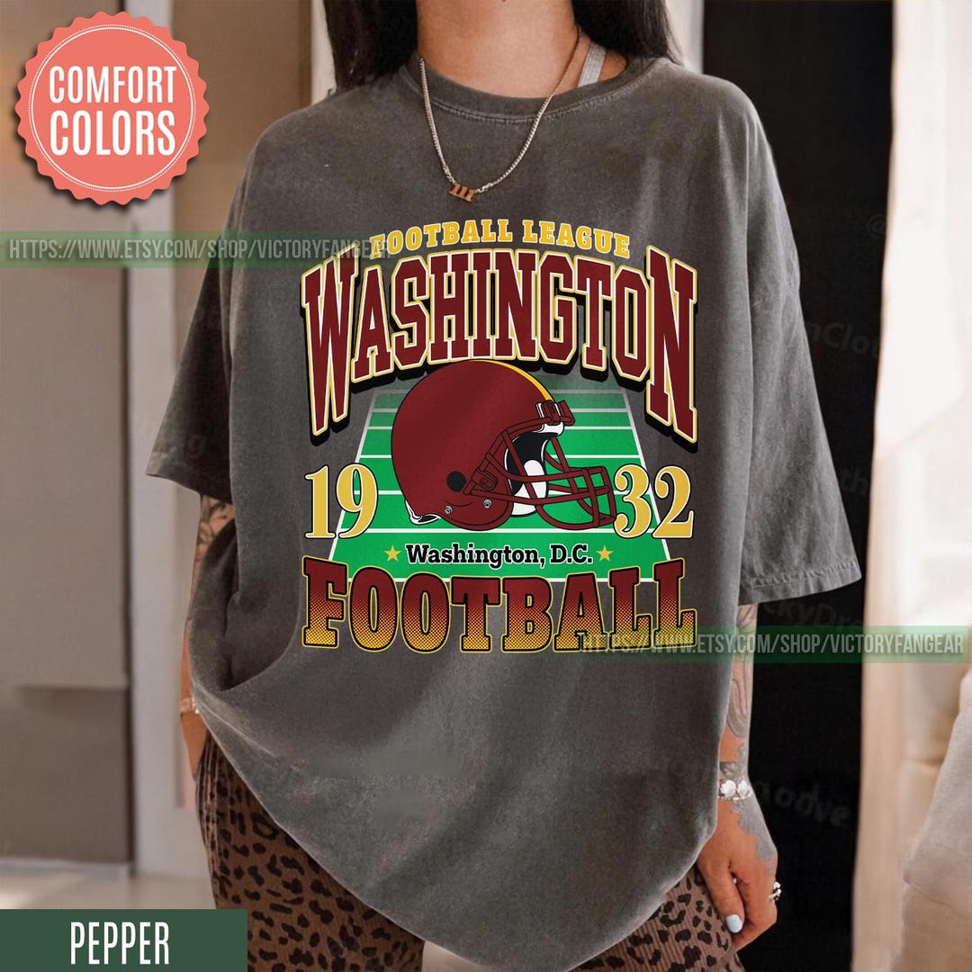 Washington Football Vintage Style Comfort Colors T-shirt, Washington T ...