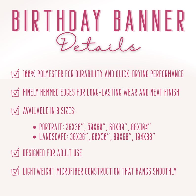 Personalized Pink Striped Birthday Banner, Girl Cake Smash Backdrop - Etsy