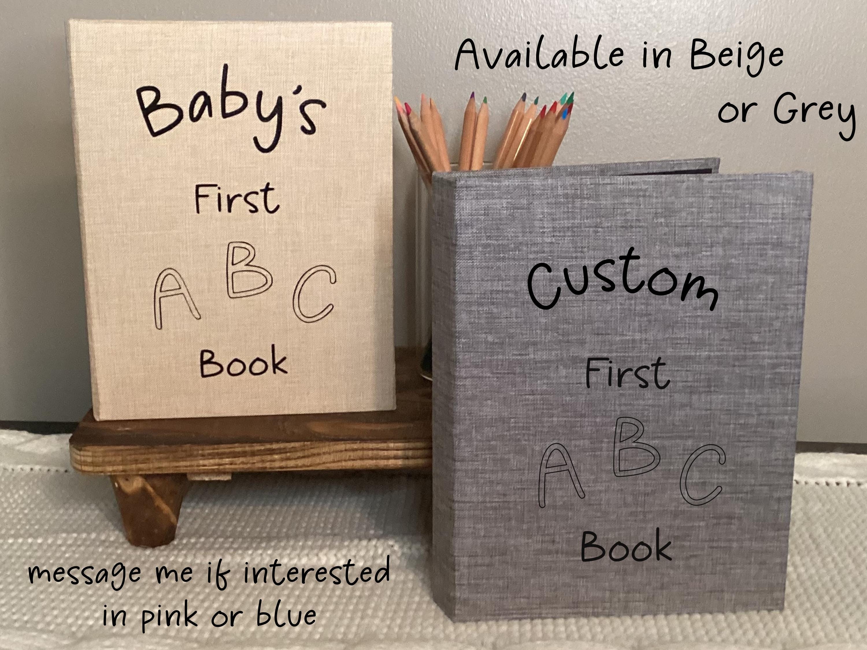 Personalized Baby Shower ABC Book: Animal Coloring Guest Book - Etsy