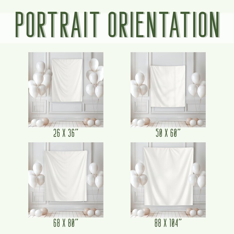 First Birthday, Cake Smash, Pastel Green Gingham Photo Backdrop Banner ...