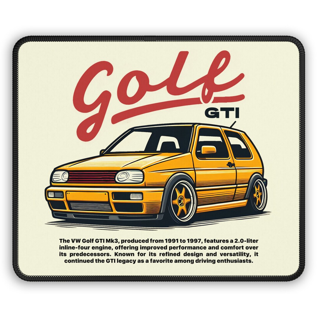 Volkswagen Golf GTI Mk3 91-98' Mouse Pad - Etsy