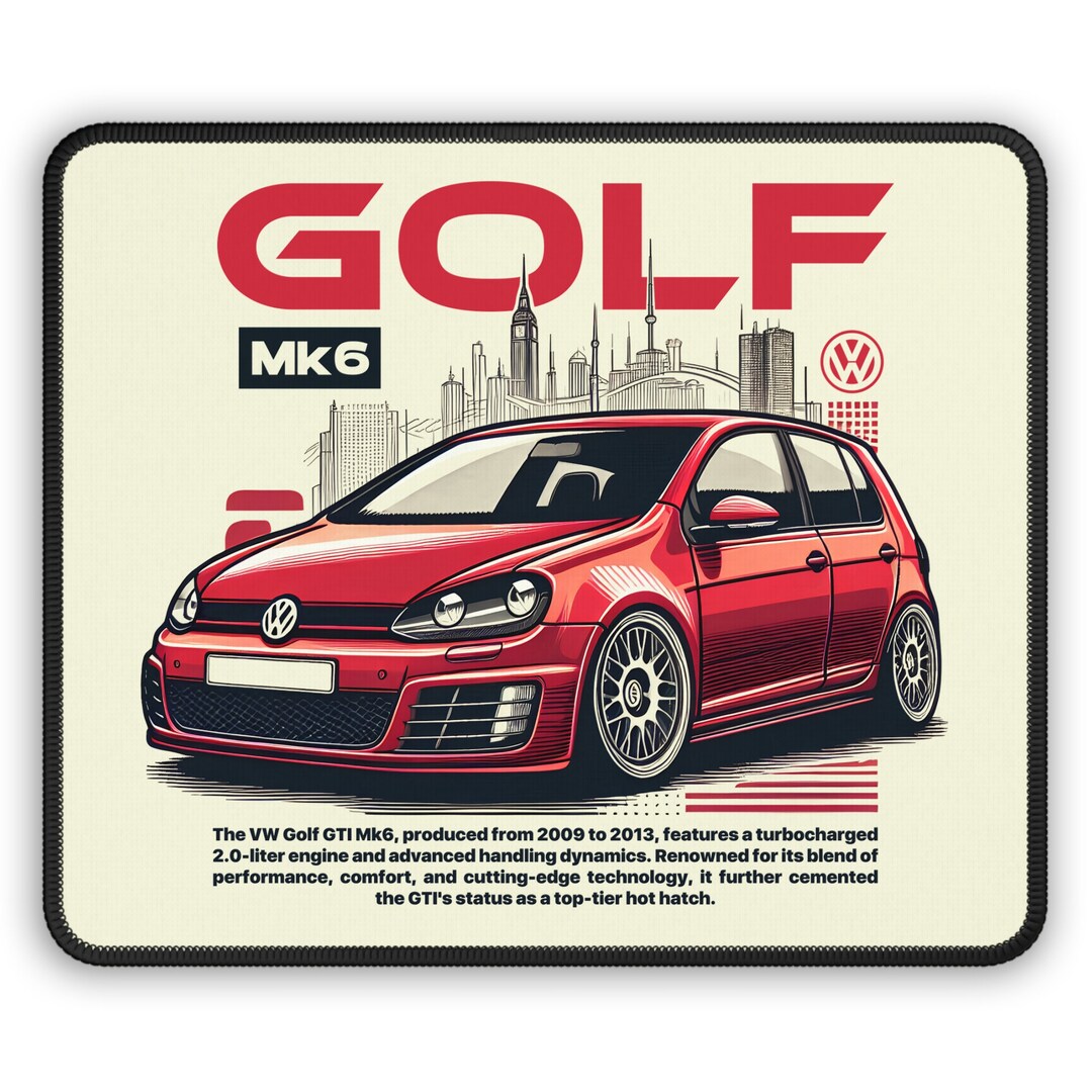 Volkswagen Golf GTI Mk6 09-13' Mouse Pad - Etsy