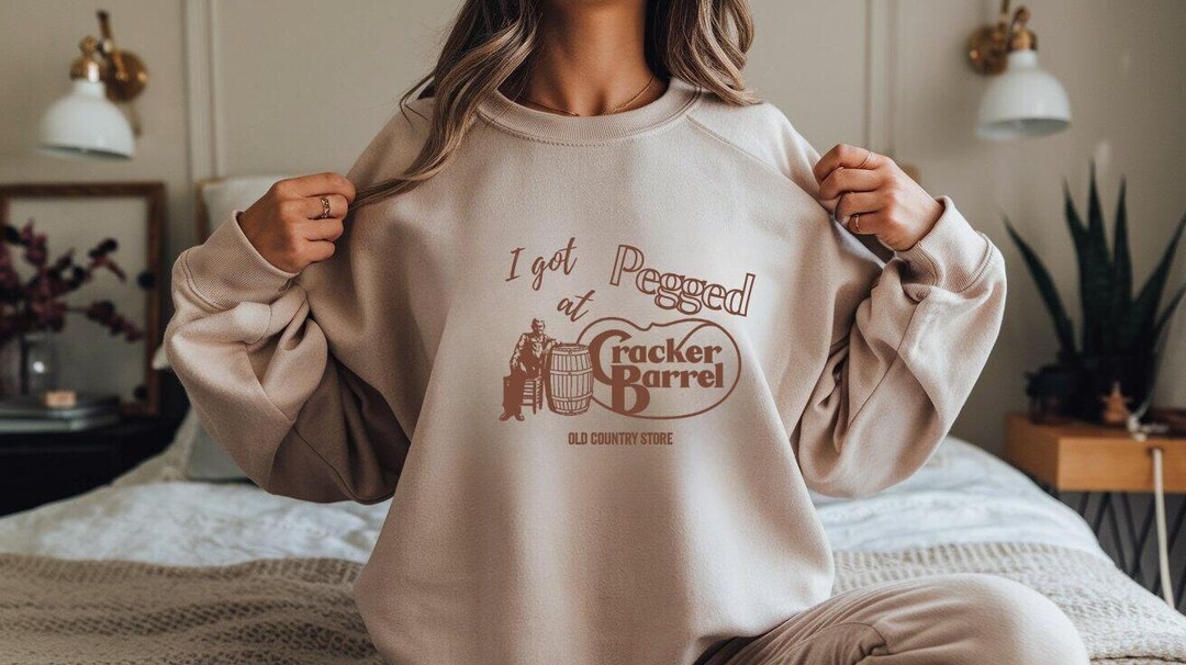 I Got Pegged at Cracker Barrel Old Country Store T-shirt, Vintage Cracker Barrel Tee, Funny Tee ...