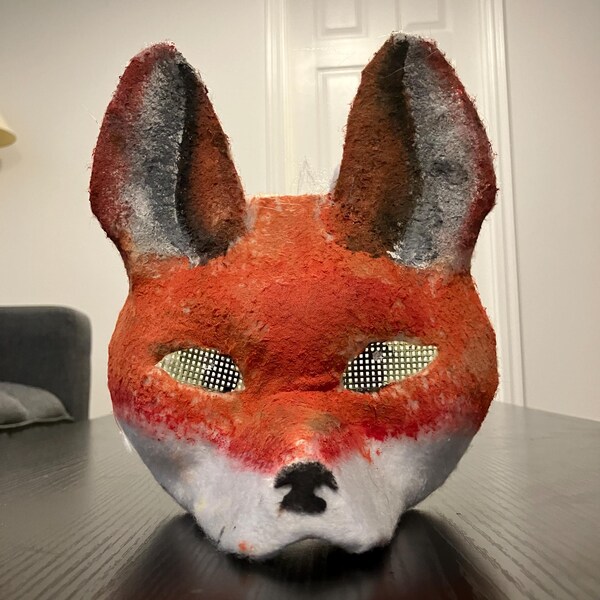 Red Fox Mask - Etsy