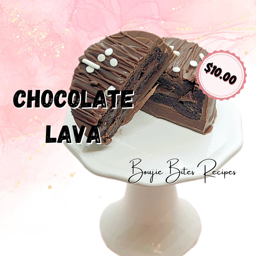NEW Chocolate Lava Cake Puck Recipe - Etsy
