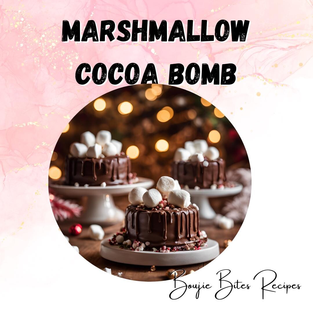 NEW Marshmallow Cocoa Bomb Cake Puck Recipe - Etsy