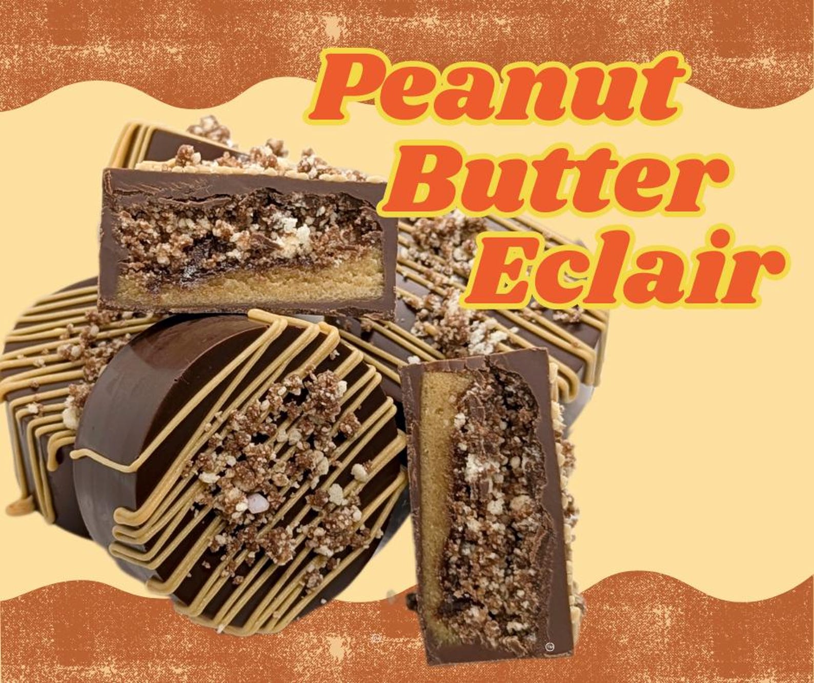 Peanut Butter Eclair Cake Puck Recipe - Etsy