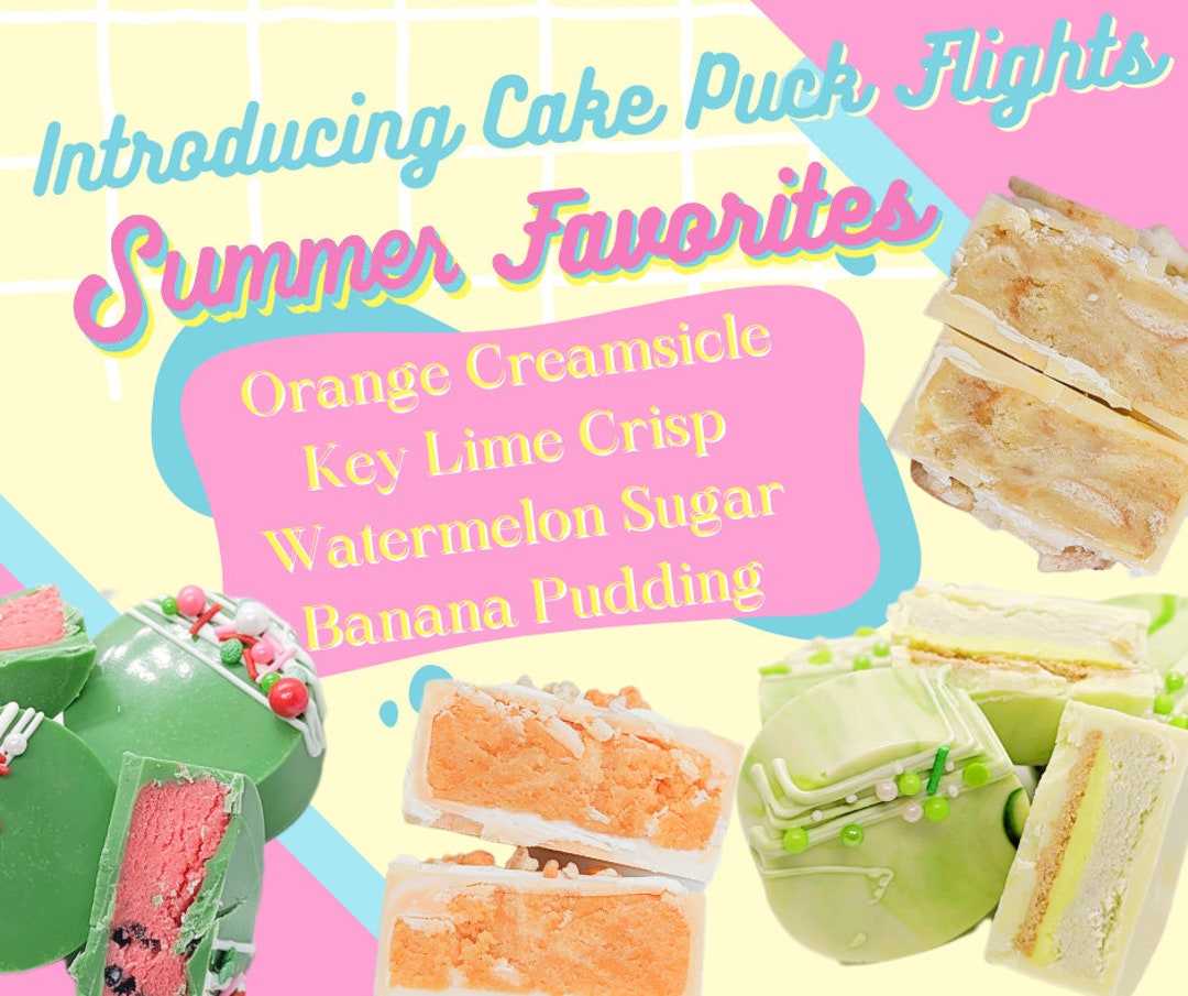 Ultimate Summer Favorites Cake Puck Flight Set - Etsy