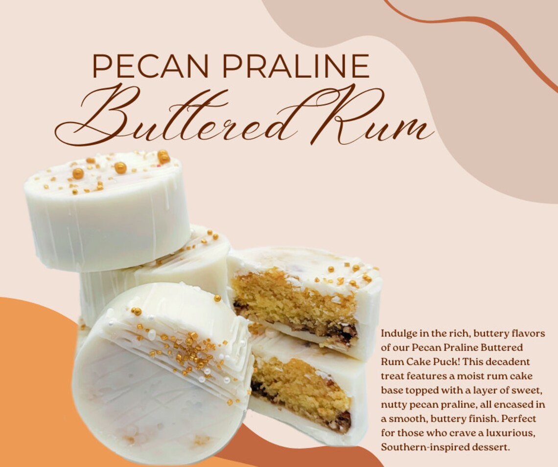 NEW Pecan Praline Buttered Rum Cake Puck Recipe - Etsy Canada