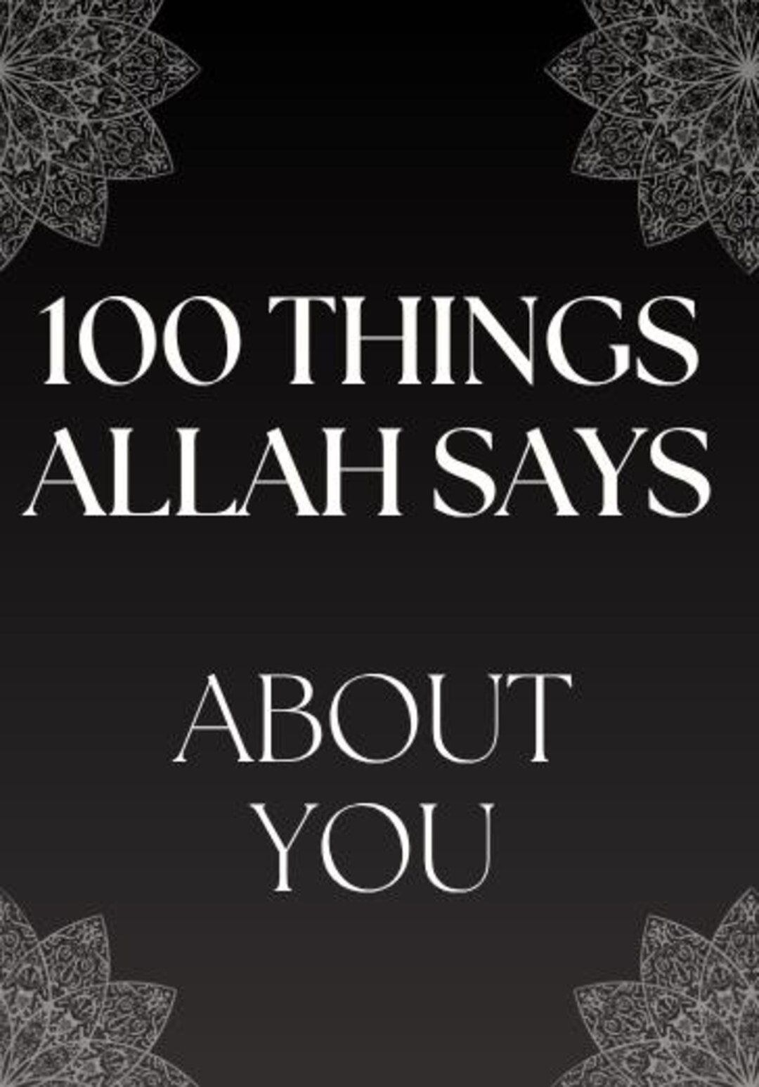 100 Things Allah Says About You - Etsy UK