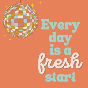 Retro 70s Positive Mindset Posters - Etsy