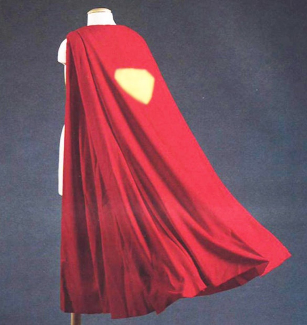 Classic Reeve Superman Super Man Adult Cape... With Padding, Tailored ...