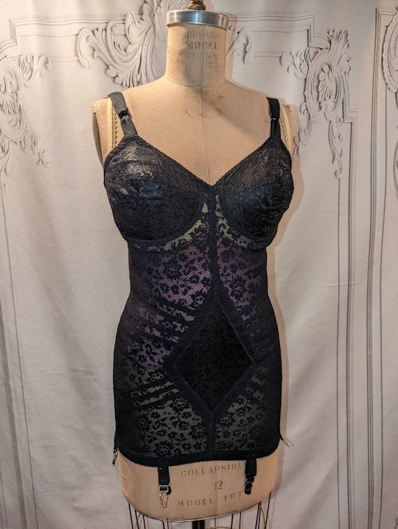 1940s 1950s Vintage PinUp Style "Rago" Longline Body … - Gem