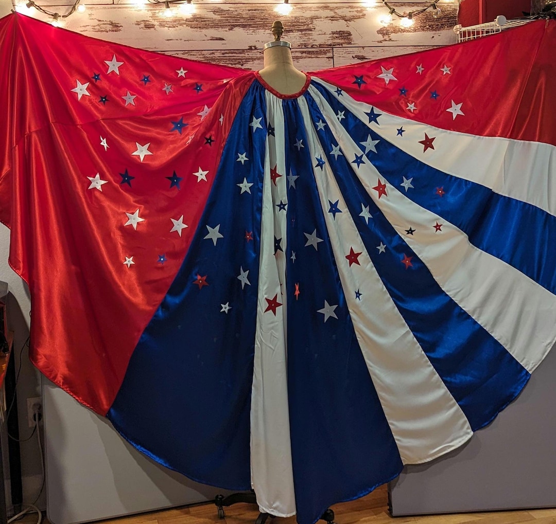 Wonder Woman Cape: 55" Length Mega Size Lynda Carter Replica, Red Satin ...