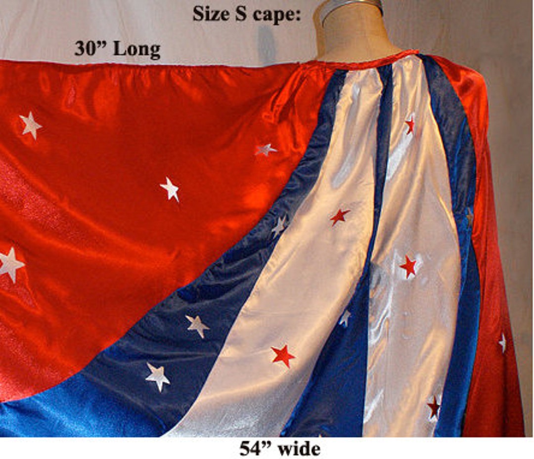 Size Small 30 L X 54 W Awesome Satin Cape for Your - Etsy