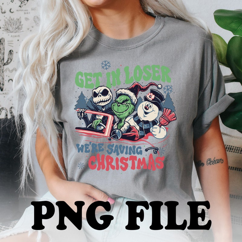 Santa Get in Loser - Etsy UK