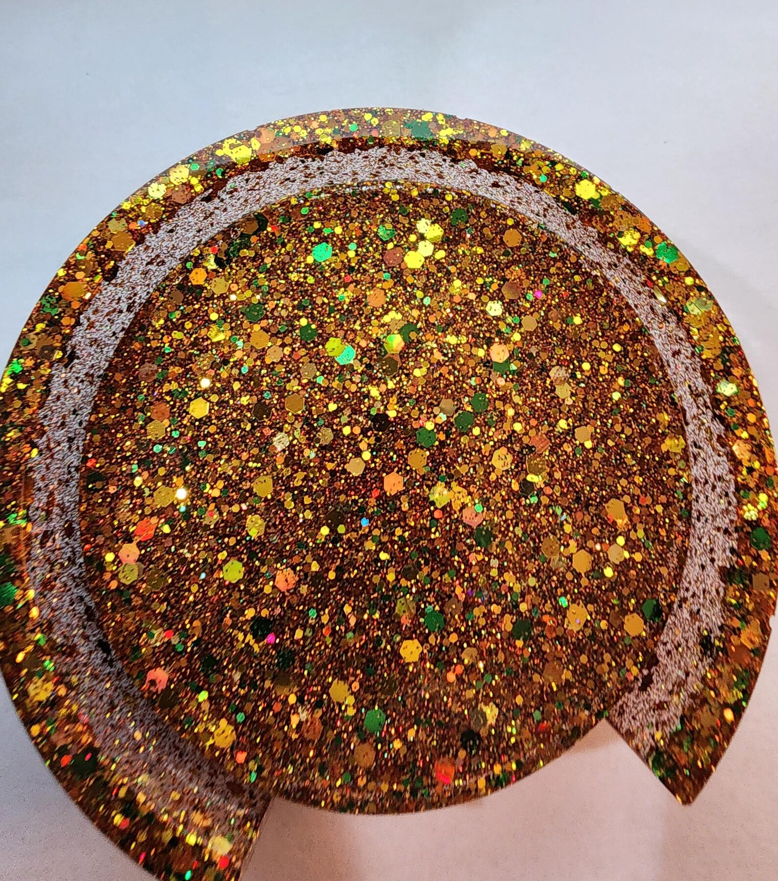 Fall Coaster Set 4 Coasters and Holder Orange Gold Green Red Glitters ...