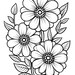 Groovy Flower Coloring Book | Printable Retro Coloring Pages | Mix and ...