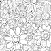 Groovy Flower Coloring Book | Printable Retro Coloring Pages | Mix and ...