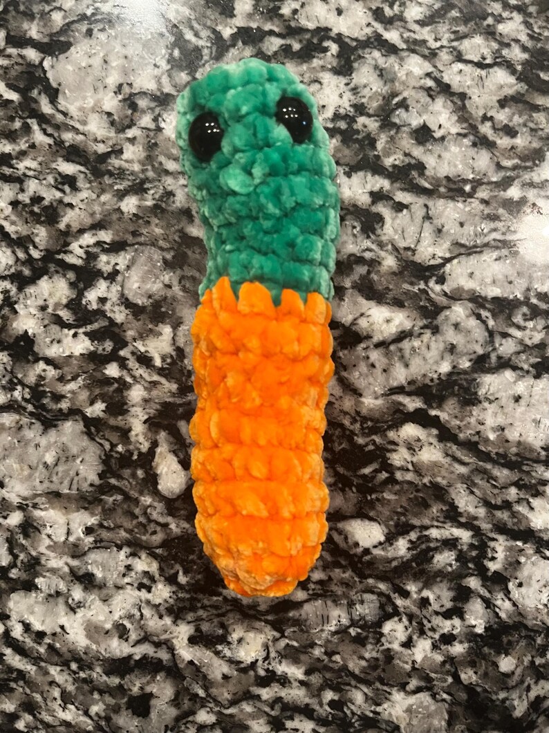 Crochet Amigurumi Gummy Worms Plush - Etsy