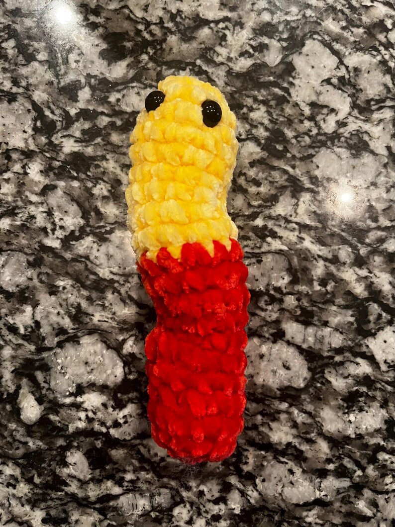 Crochet Amigurumi Gummy Worms Plush - Etsy