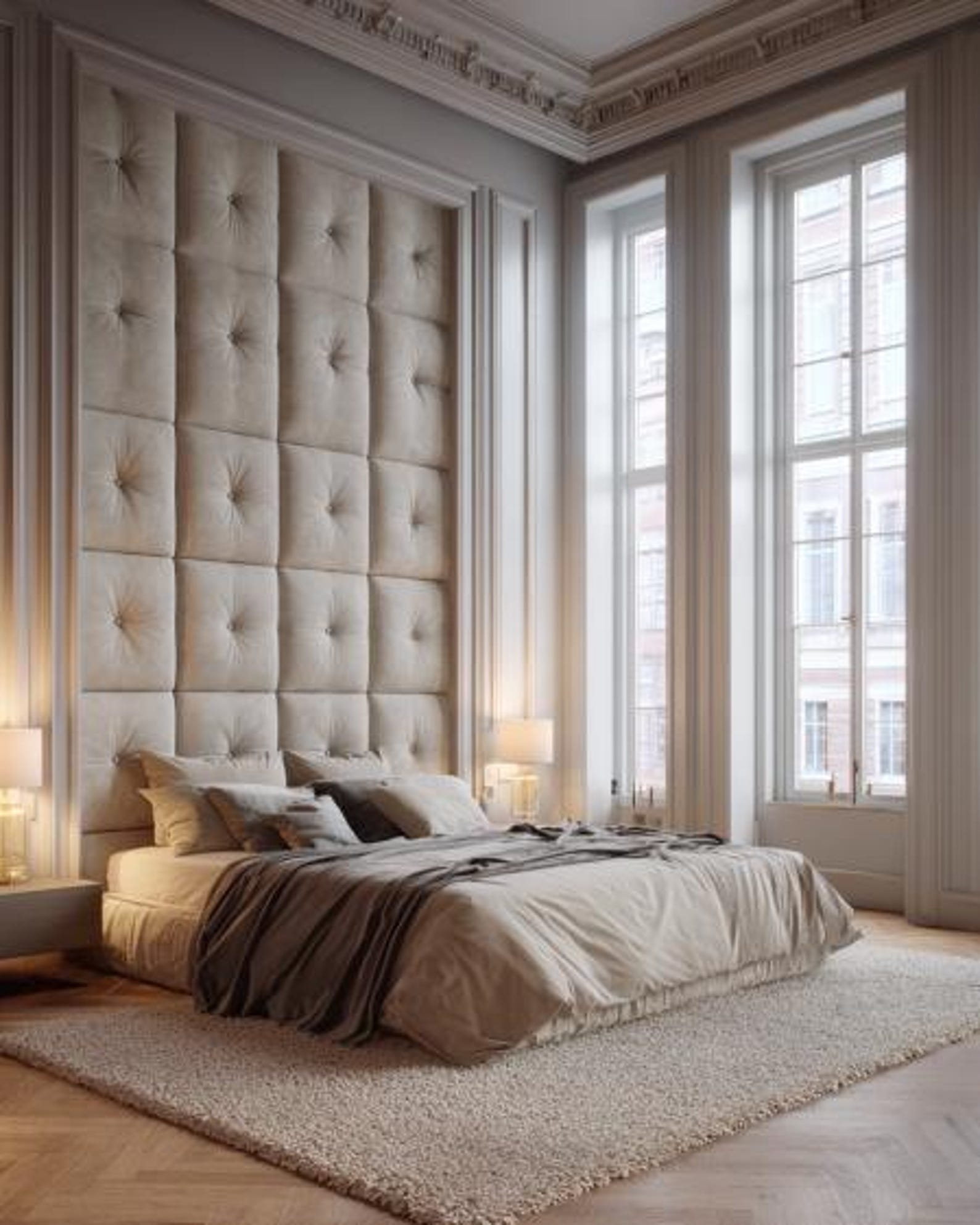Modular Upholstered Wall Panels – Custom Headboard System for Designers ...