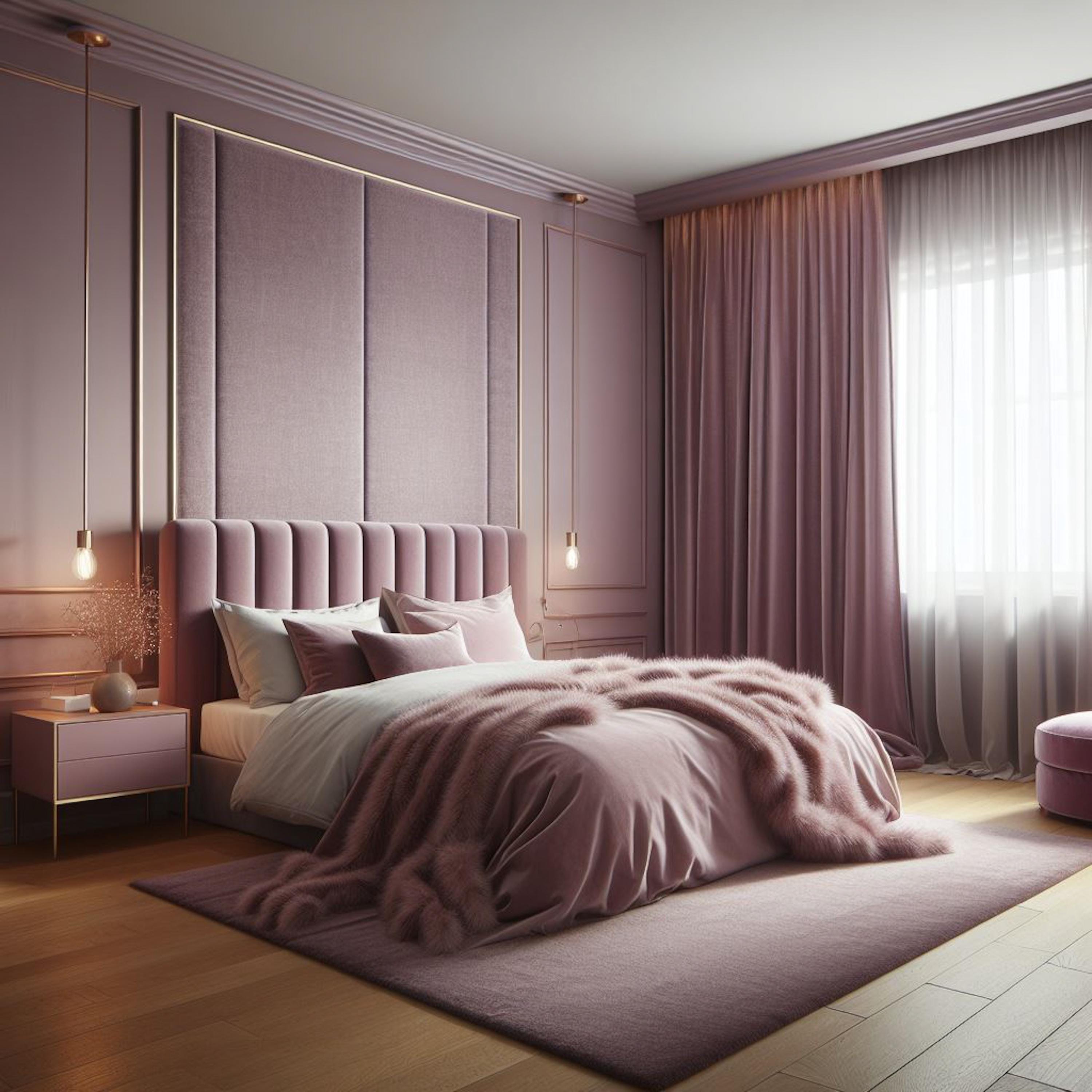 Luxury Upholstered Purple Headboard Handcrafted & Customizable for ...