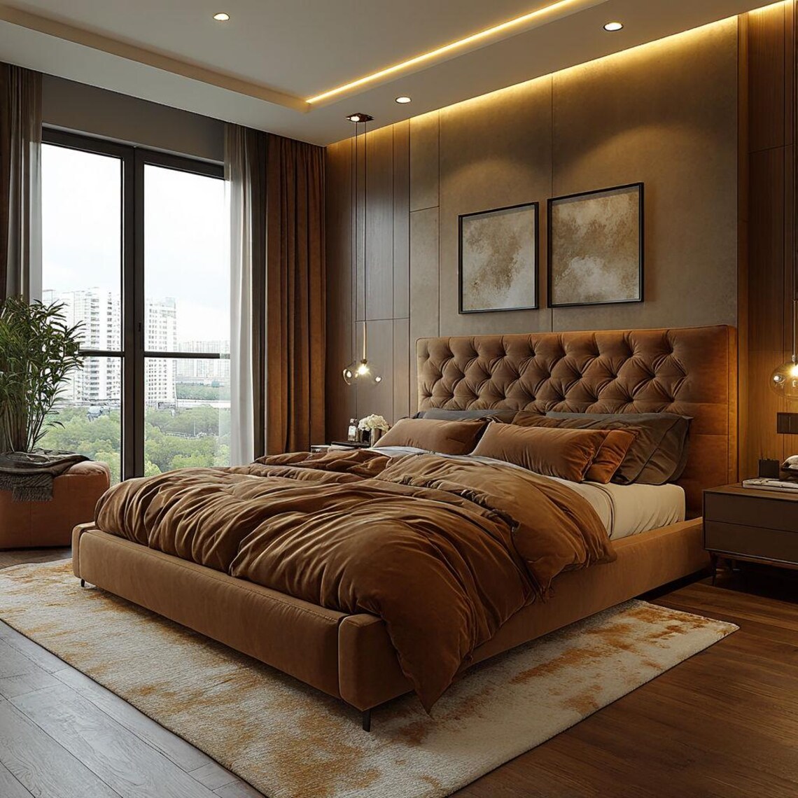 Luxury Custom Bed Set Handcrafted Headboard, Base, Nightstands Premium ...