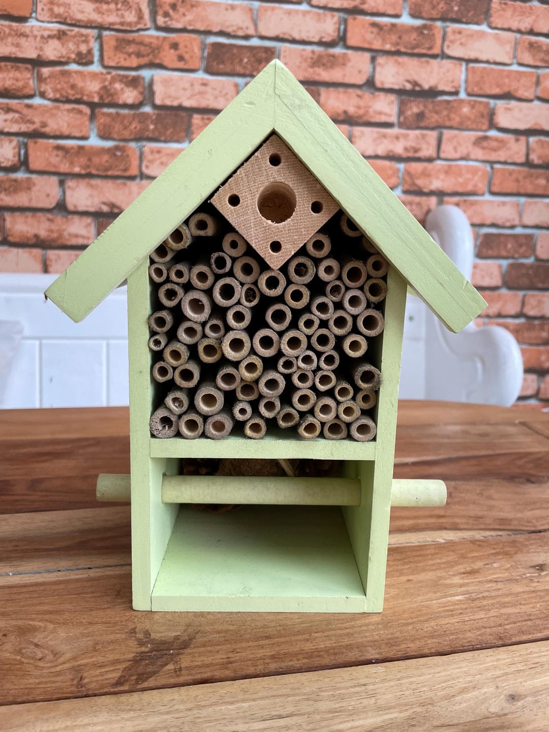 Hexagon Yellow Bee House - Etsy
