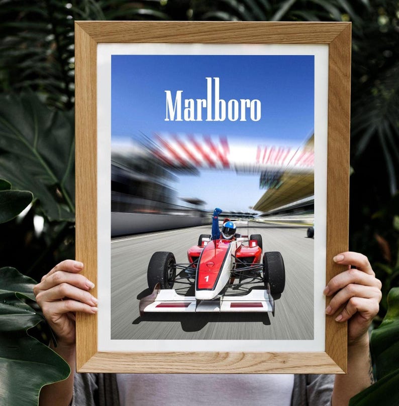Marlboro F1, F1 Poster, F1 Monaco Marlboro Poster Printtable Vintge F1 ...