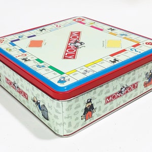 Vintage Monopoly Tin, Board Game Lid, Circa 1997 - Etsy