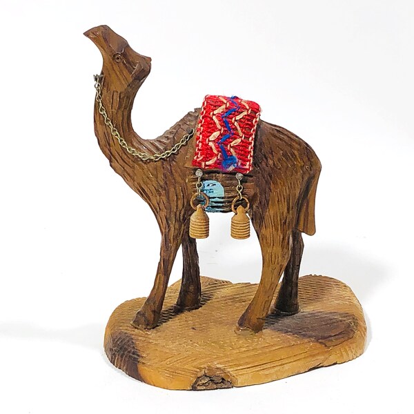 Carved Wood Camel - Etsy