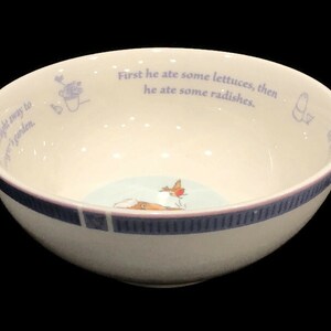 Vintage Peter Rabbit Child's Cereal Bowl, Wedgwood, Peter Rabbit, Circa ...