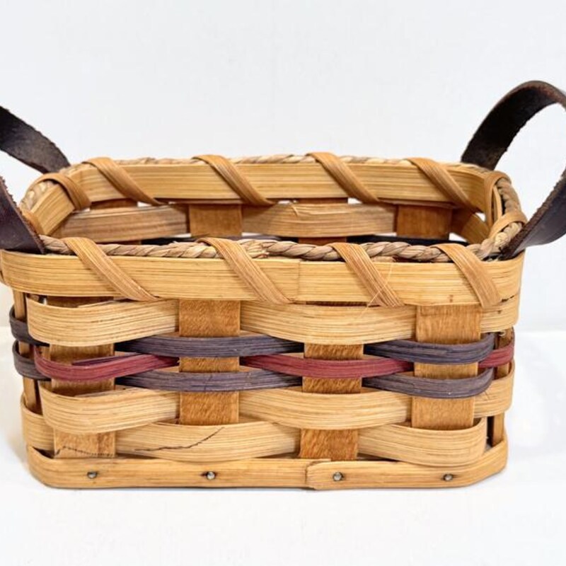 Wood Slat Basket - Etsy