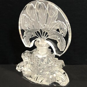 Vintage Crystal Re-fillable Perfume Bottle, Fine Lead Crystal, Wide ...