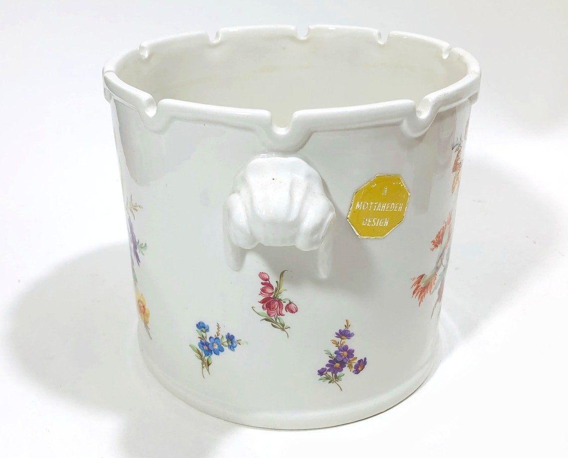 Vintage Mottahedeh Large Handled Cachepot Planter/pot or | Etsy