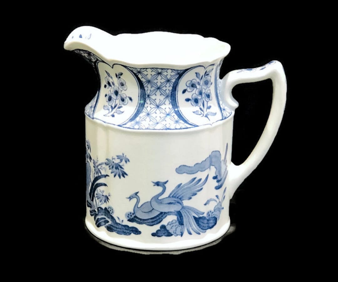 Antique Pitcher, "old Chelsea", by Furnivals Limited, Made in England ...