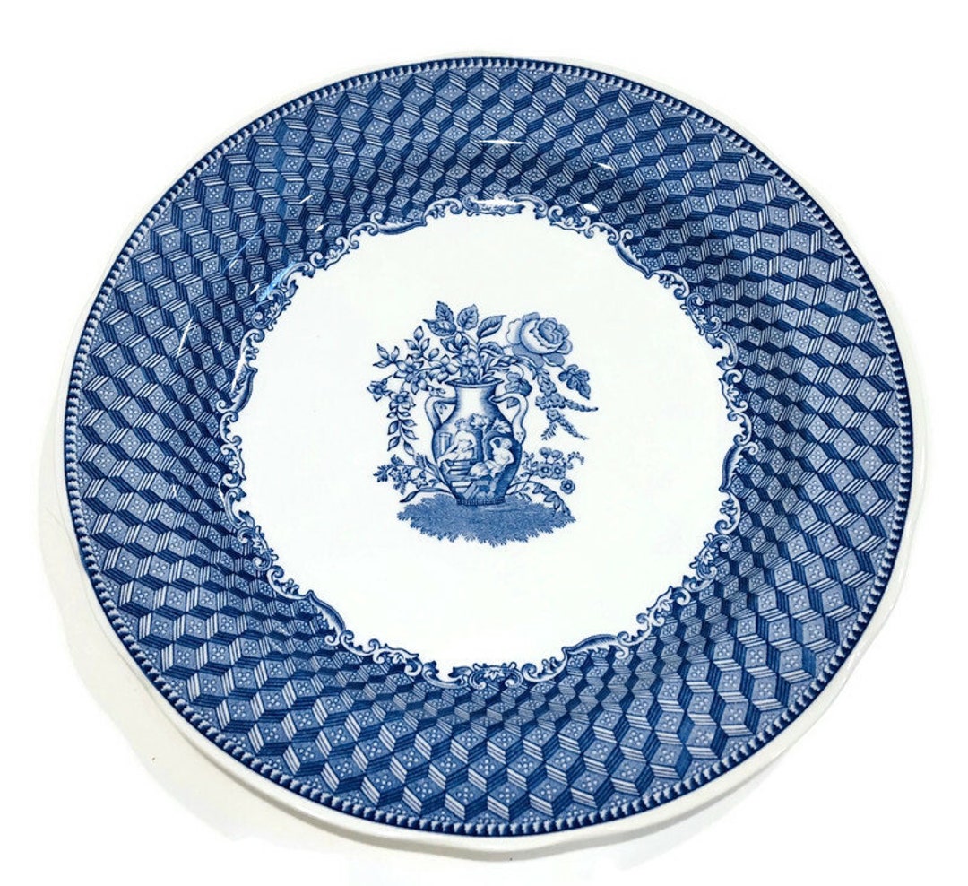 Vintage Spode Dinner Plate, "the Spode Blue Room Collection - Portland ...