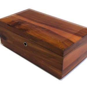Vintage Lane Wood Box Mini Cedar Chest Red Cedar Box - Etsy