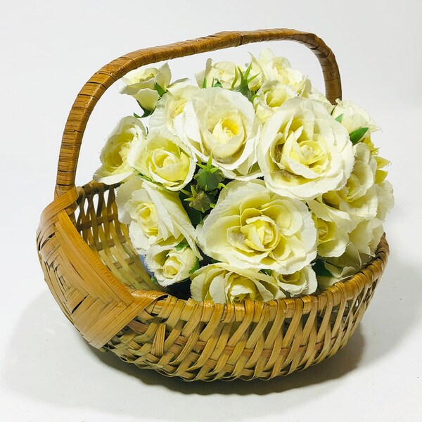 Small Wicker Basket - Etsy