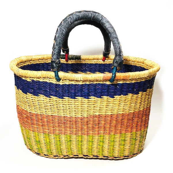 Hand Woven African Basket - Etsy
