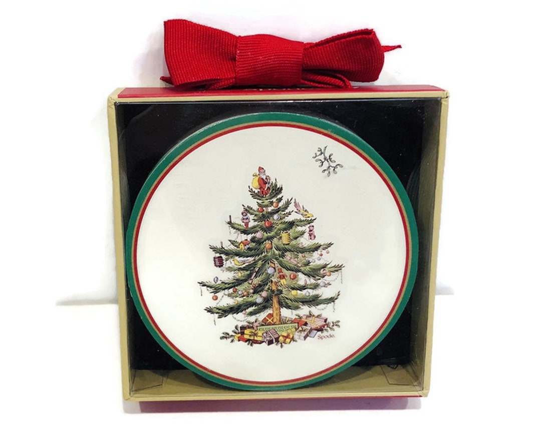 Vintage Set - Spode Christmas Tree Patterned - 12 Paper/cardboard ...