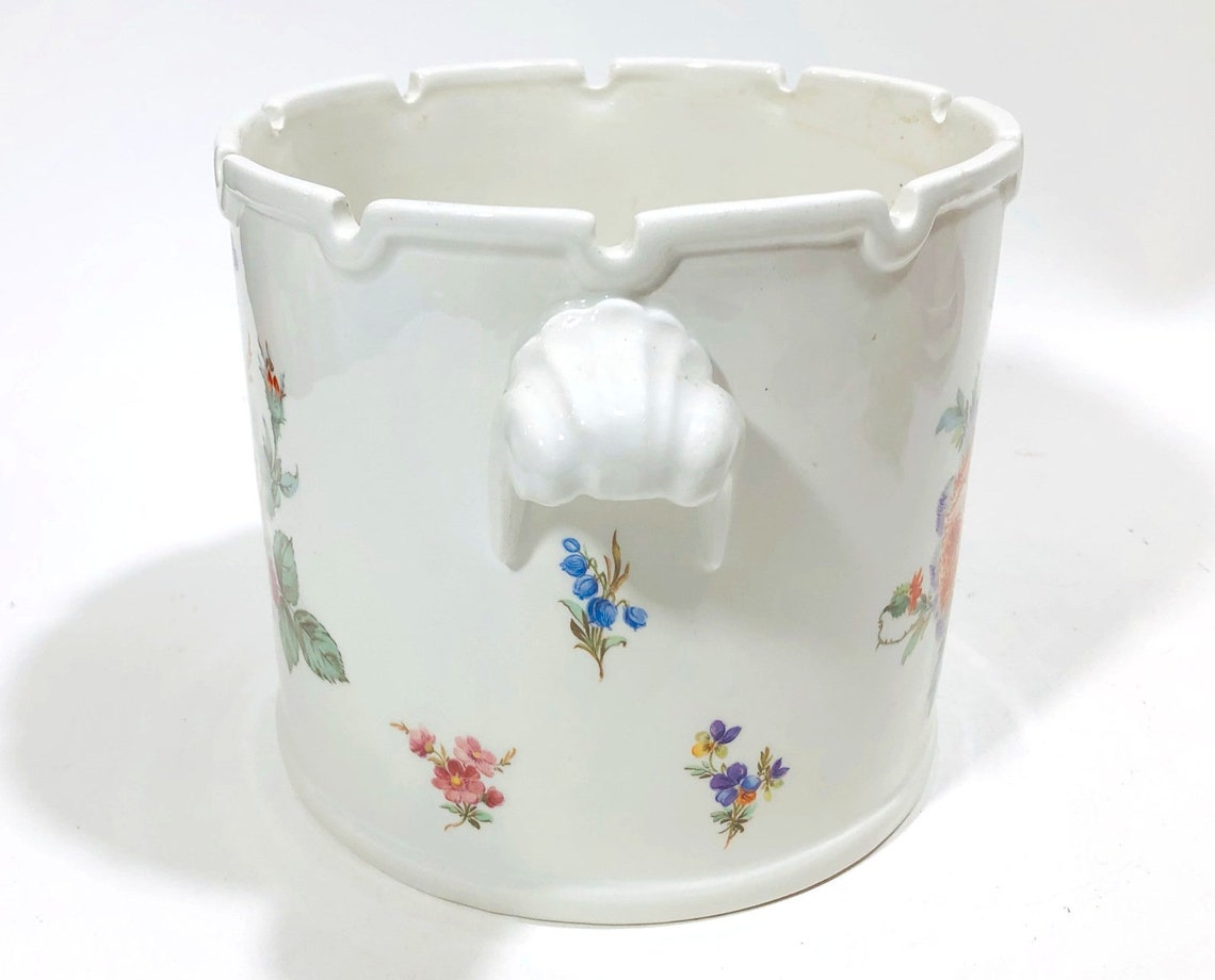 Vintage Mottahedeh Large Handled Cachepot Planter/pot or | Etsy