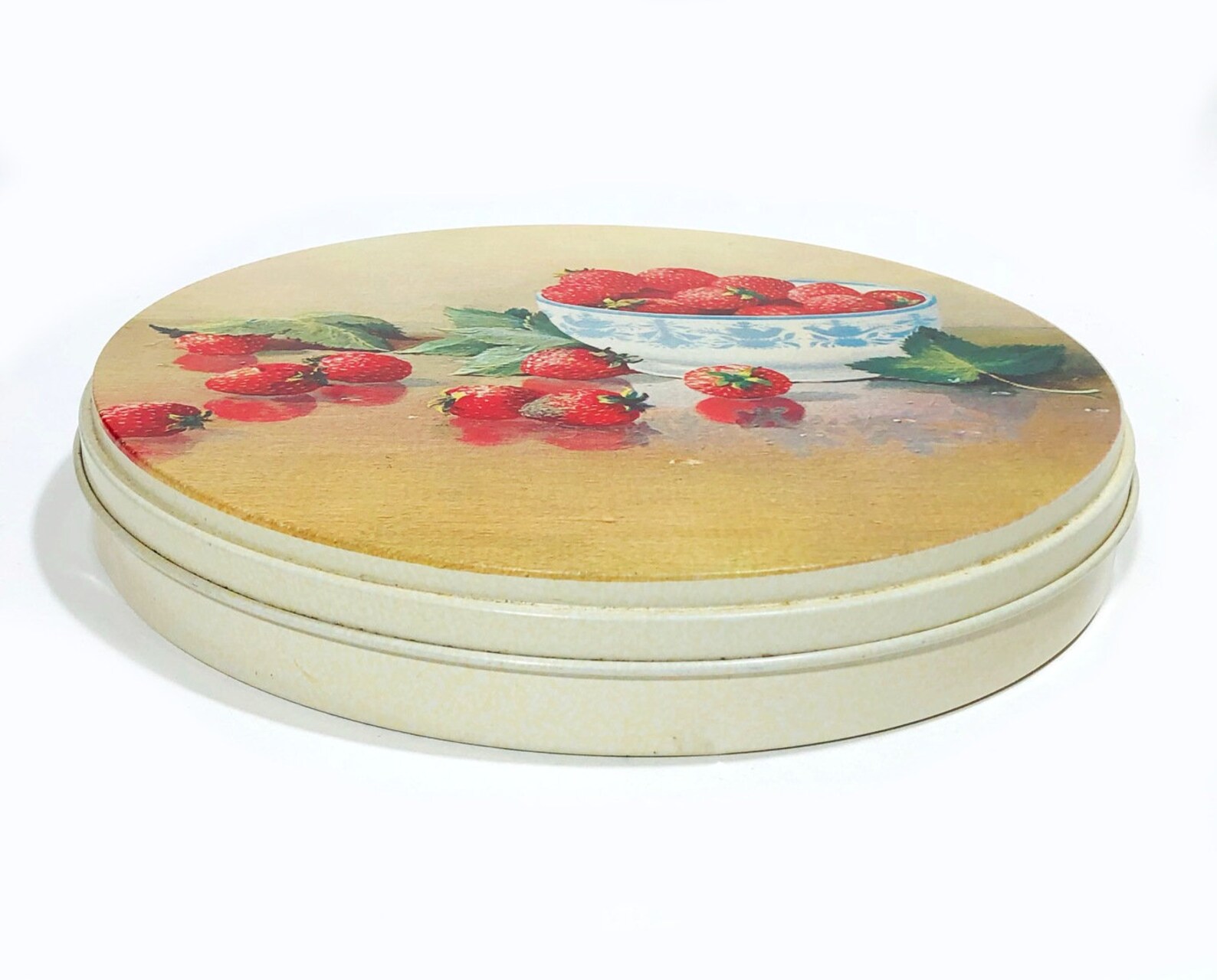 Vintage Thin Profile Metal Tin Still-life of Fresh Picked - Etsy