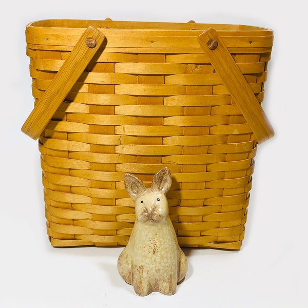 Wood Slat Basket - Etsy