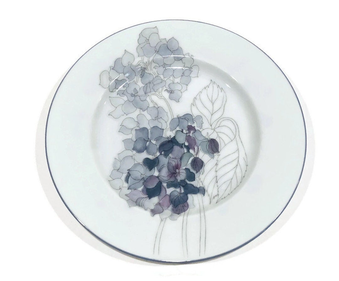 Vintage Block Spal "hydrangea" Bread and Butter Plate, Circa 1982 to ...