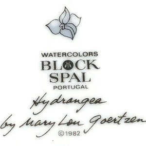 Vintage Block Spal "hydrangea" Bread and Butter Plate, Circa 1982 to ...