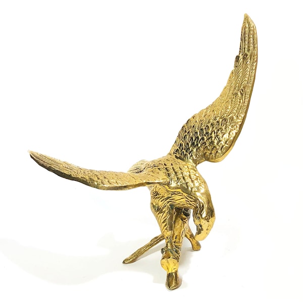 Golden Eagle Figurine - Etsy